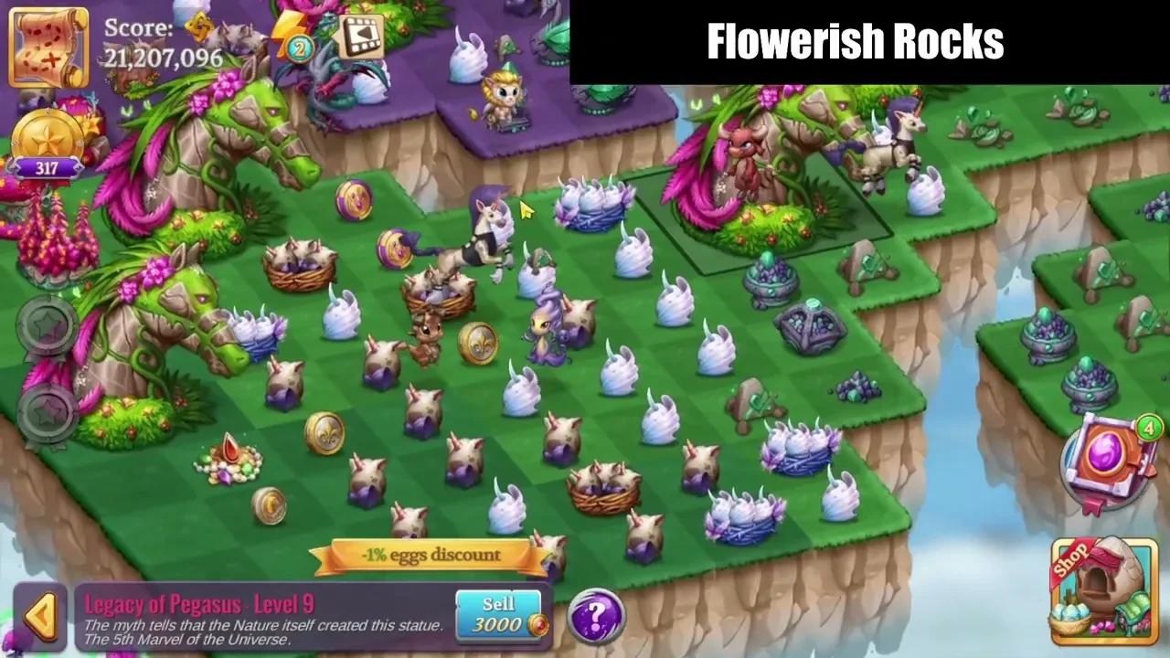 Merge Adventure Flowerish Rocks Chain & Marvel