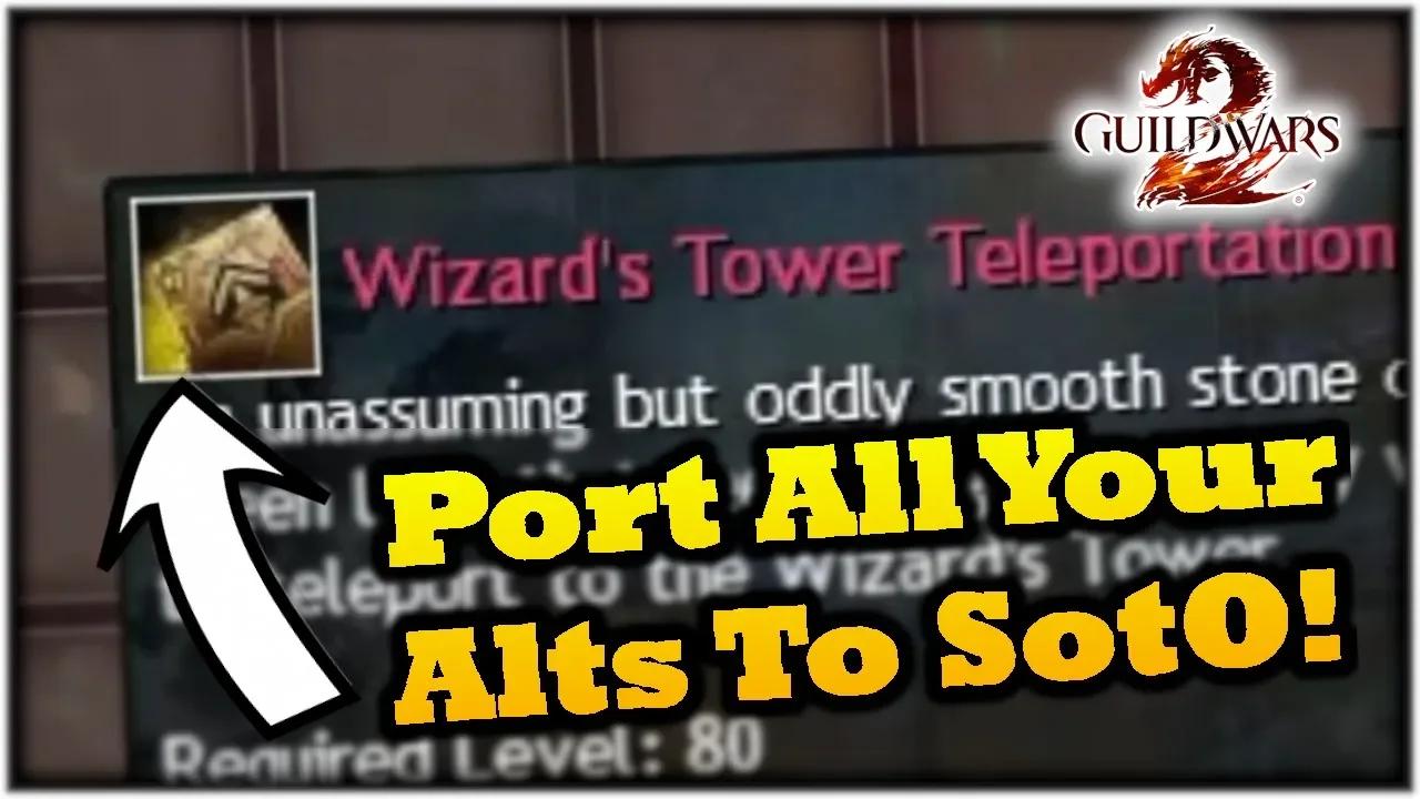 How To Get The Wizard's Tower Teleportation Stone - A Guild Wars 2 Guide