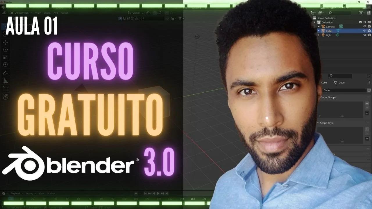 CURSO GRATUITO DE BLENDER 3.0 | AULA 01
