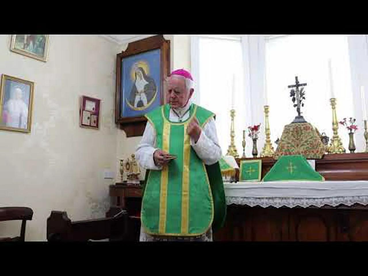 Bishop Williamson sermon of 9th Sunday after Pentecost, 25th July 2021.