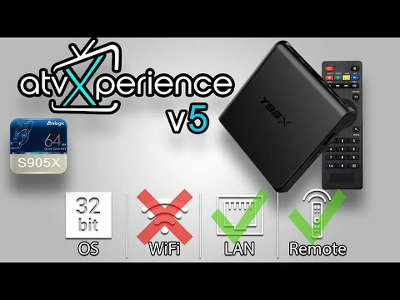 Install ATVXperience v5 on Amlogic S905x Android TV Box