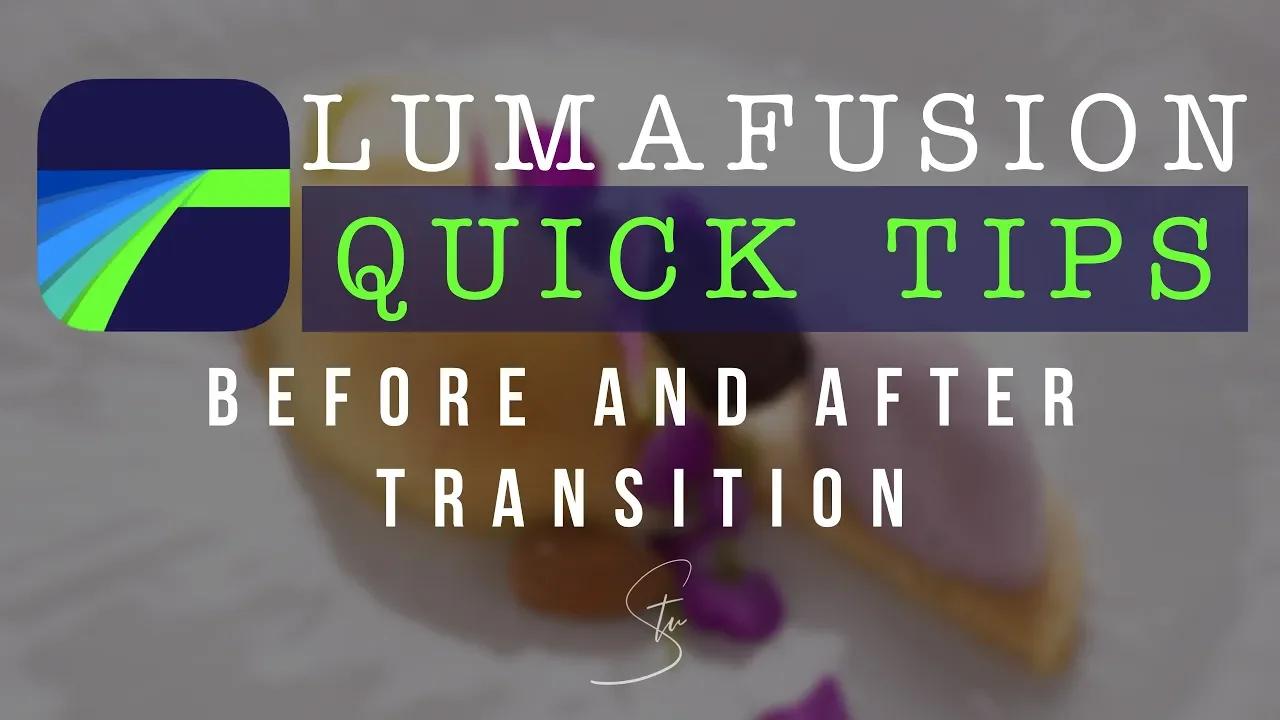 Creating A Before And After Transition For Images w/ LumaFusion - 06