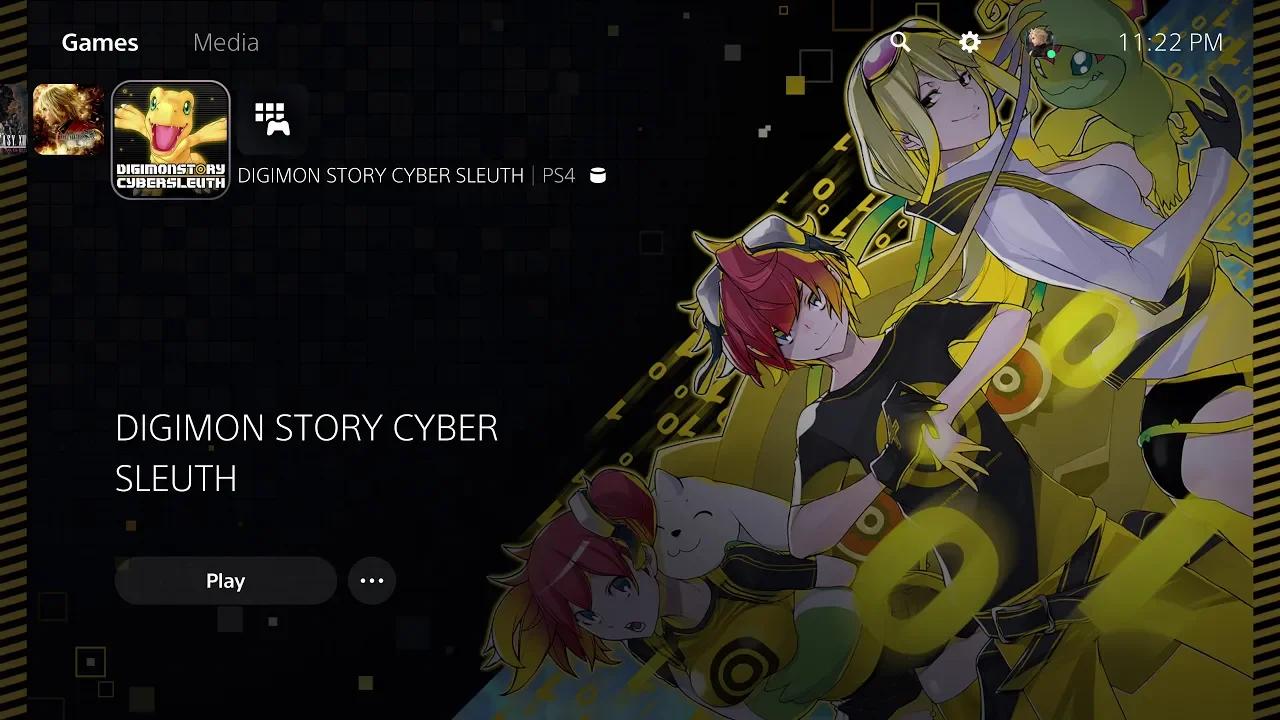 Digimon Story Cyber Sleuth PS5 Background Theme, Home Screen Music, and Splash Screen