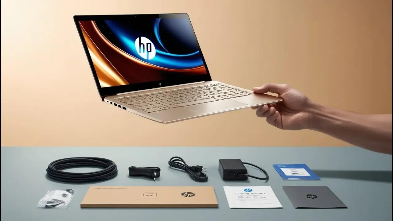 Hp laptop Unboxing by Amazon noon within tabby