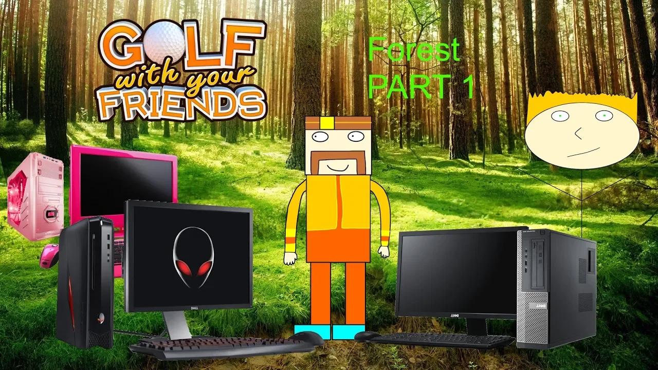Microsoft Sam and Friends Play Golf With Your Friends - Forest Part 1