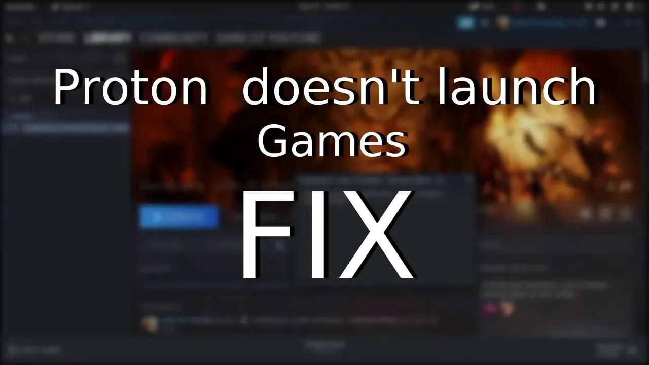 Steam Proton Game doesn't launch FIX. Proton on not supported Vulkan GPU's