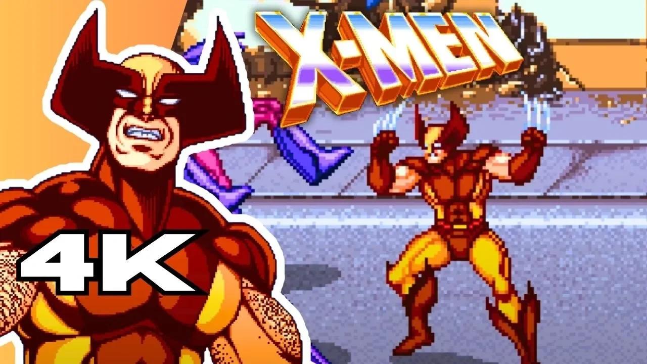 X-Men Arcade | 4K Remastered UHD🔴 | MAME Gameplay | 1992 Konami