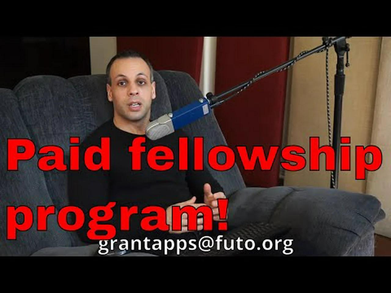 Paid fellowship program to create open source software