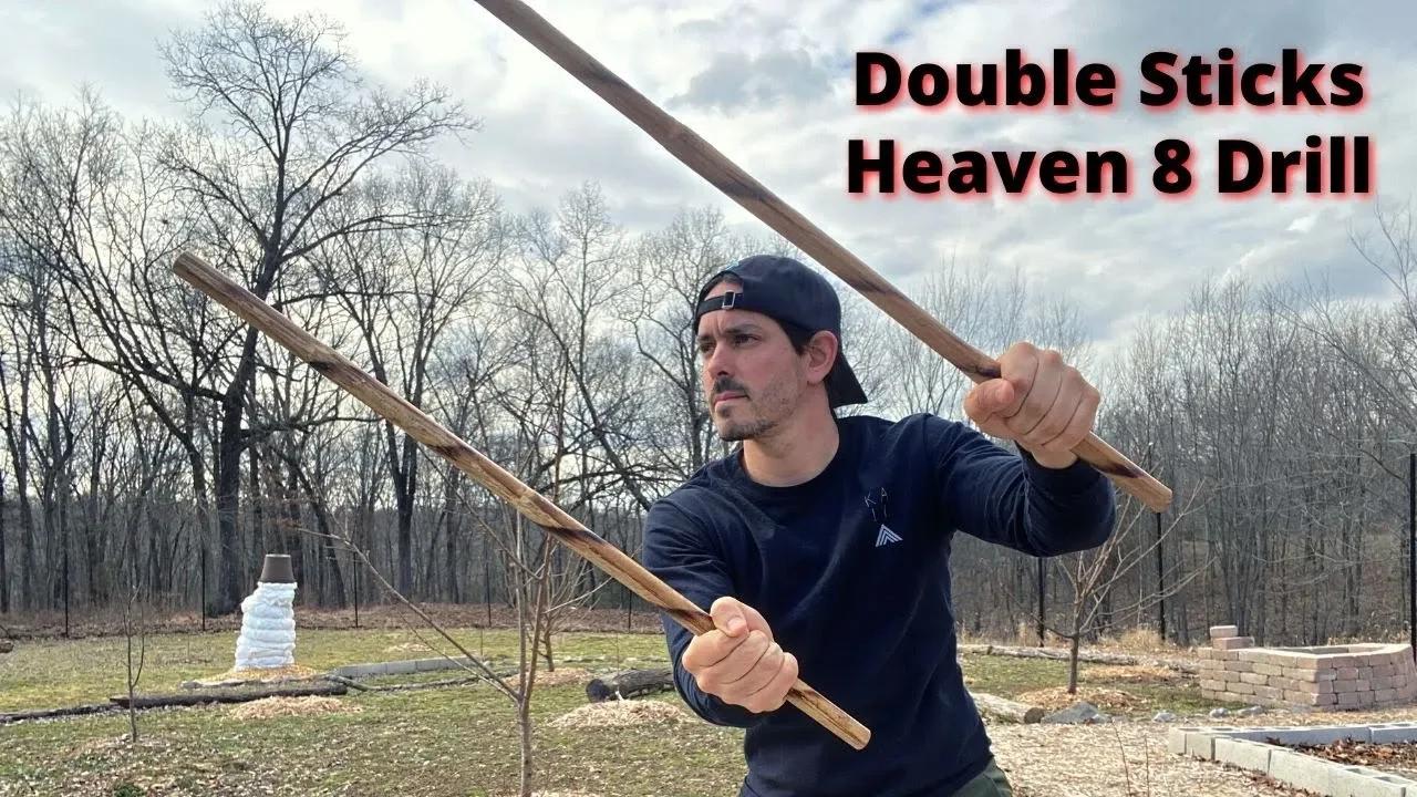 Amazing Double Stick Fighting Drill Filipino Martial Arts