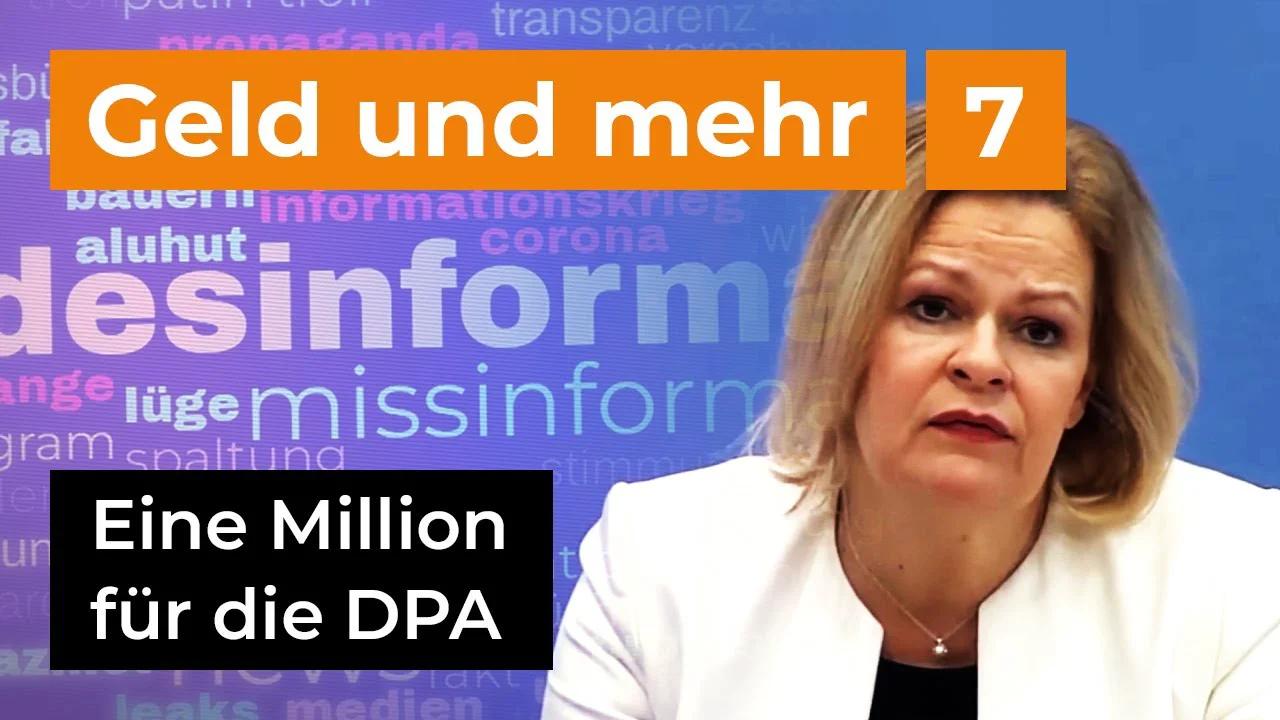 Eine Million für die DPA