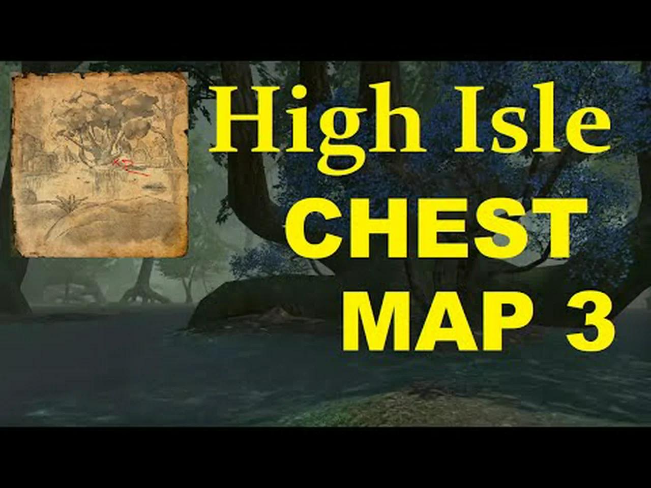 ESO HIGH ISLE Treasure Map 3 Location! - (Guide) Elder Scrolls Online