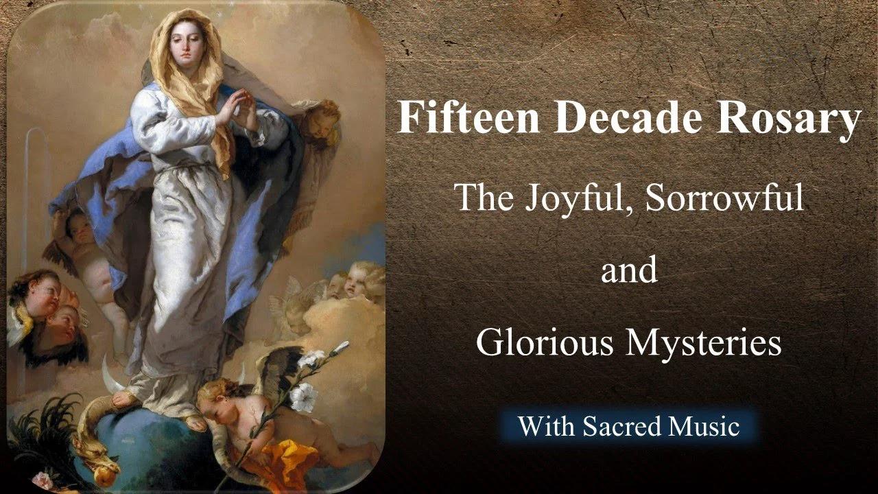 The Joyful, Sorrowful and Glorious Mysteries of the Holy Rosary (with ...