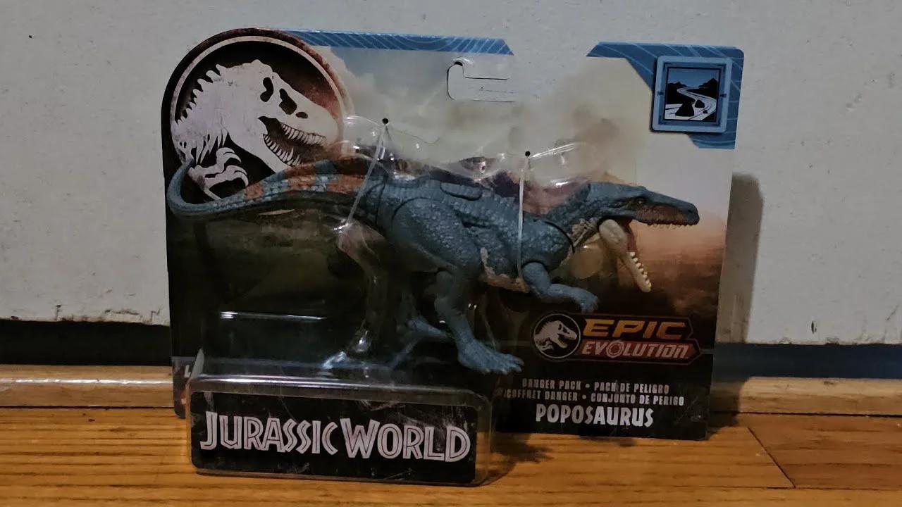 JURASSIC WORLD EPIC EVOLUTION DANGER PACK POPOSAURUS REVIEW