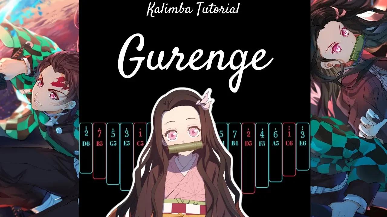 【EASY Kalimba Tutorial】 Gurenge by LiSA from "Demon Slayer: Kimetsu no ...