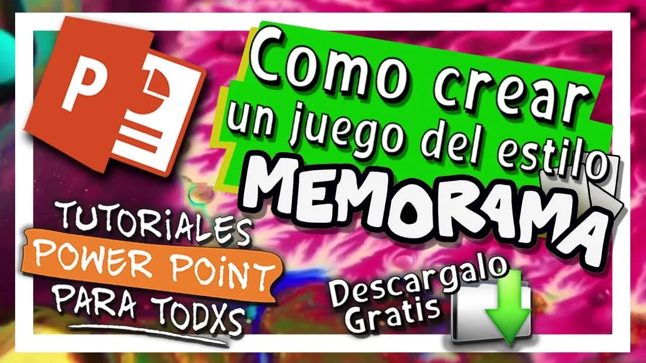 COMO CREAR UN JUEGO ESTILO MEMORAMA en POWER POINT (DESCARGAR) 🃏🎴🀄🎴