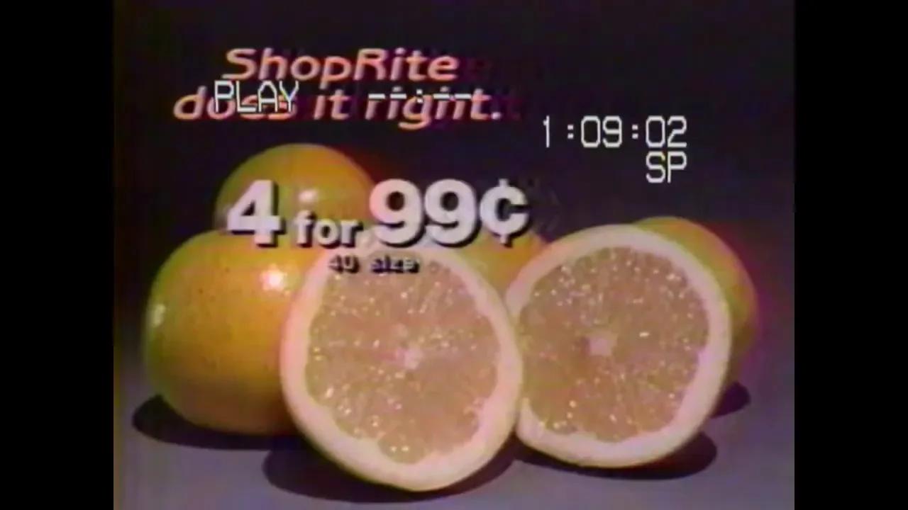 Shoprite | Vintage Grocery Store Commercial | 1987