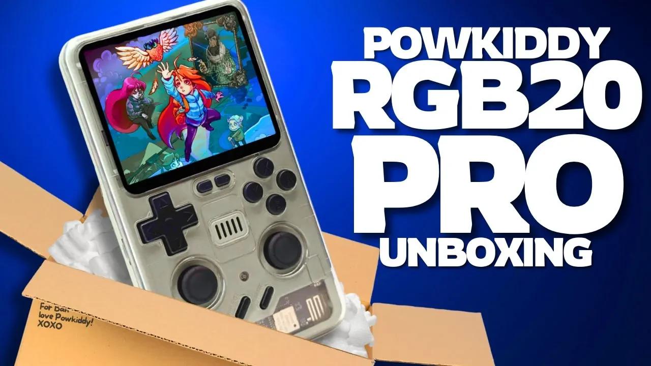 Unboxing the PowKiddy RGB20 Pro (The CYBER PUNK Tall Boy RK3566)