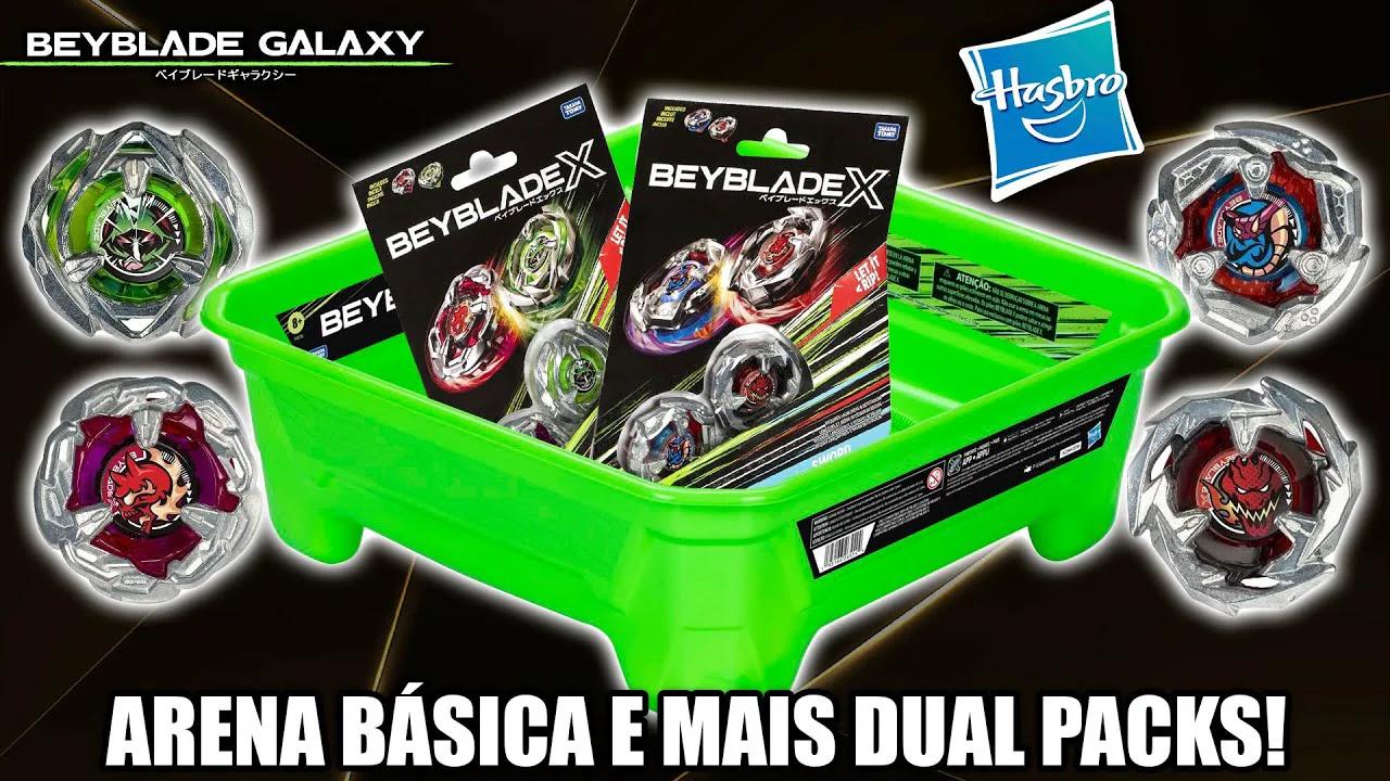 A ARENA BÁSICA DE BEYBLADE X DA HASBRO SERÁ BOA? (e mais Dual Packs ...