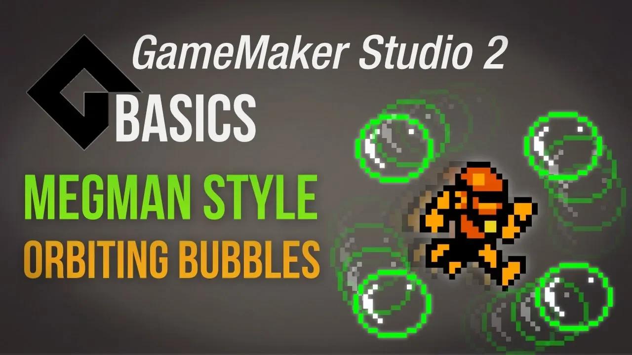 Orbiting bubble shield Megaman style [Game Maker Studio 2 | Basics]