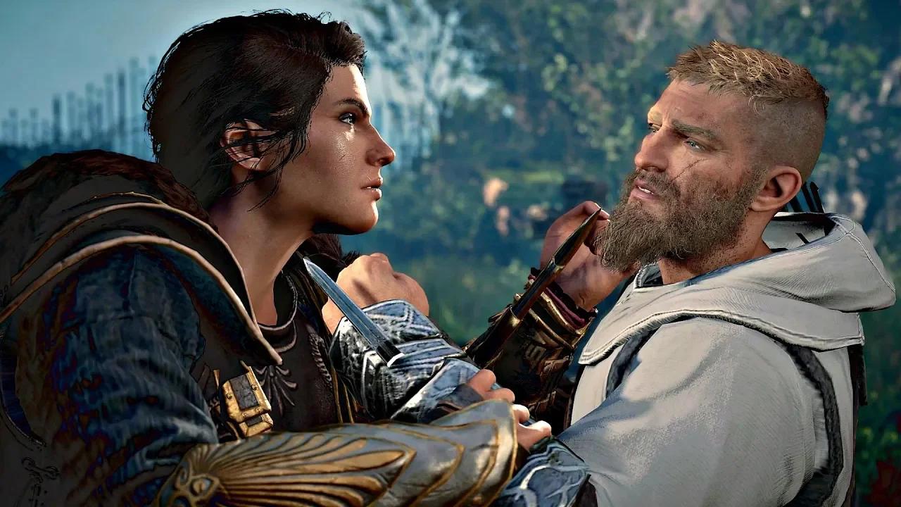 Assassin's Creed Valhalla - Eivor Vs Kassandra From AC Odyssey Fight Scene