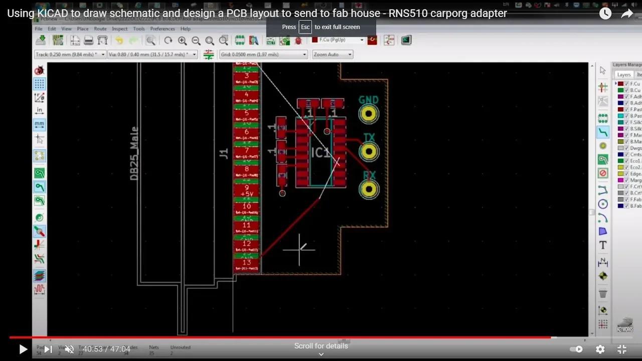 Using KICAD to draw schematic and design a PCB layout to send to fab ...
