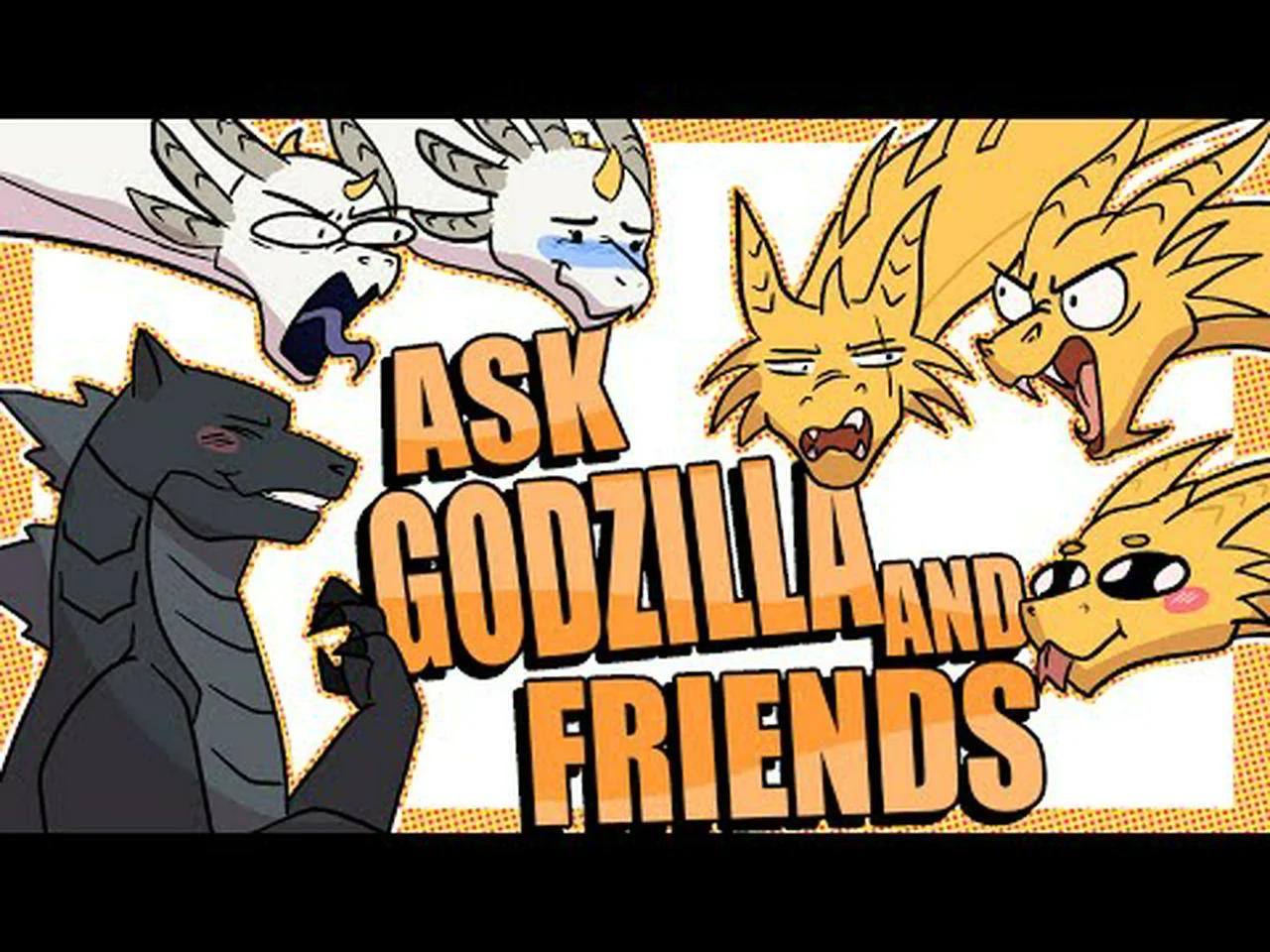 Ask Godzilla and Friends Part 1 (Godzilla Comic Dub)