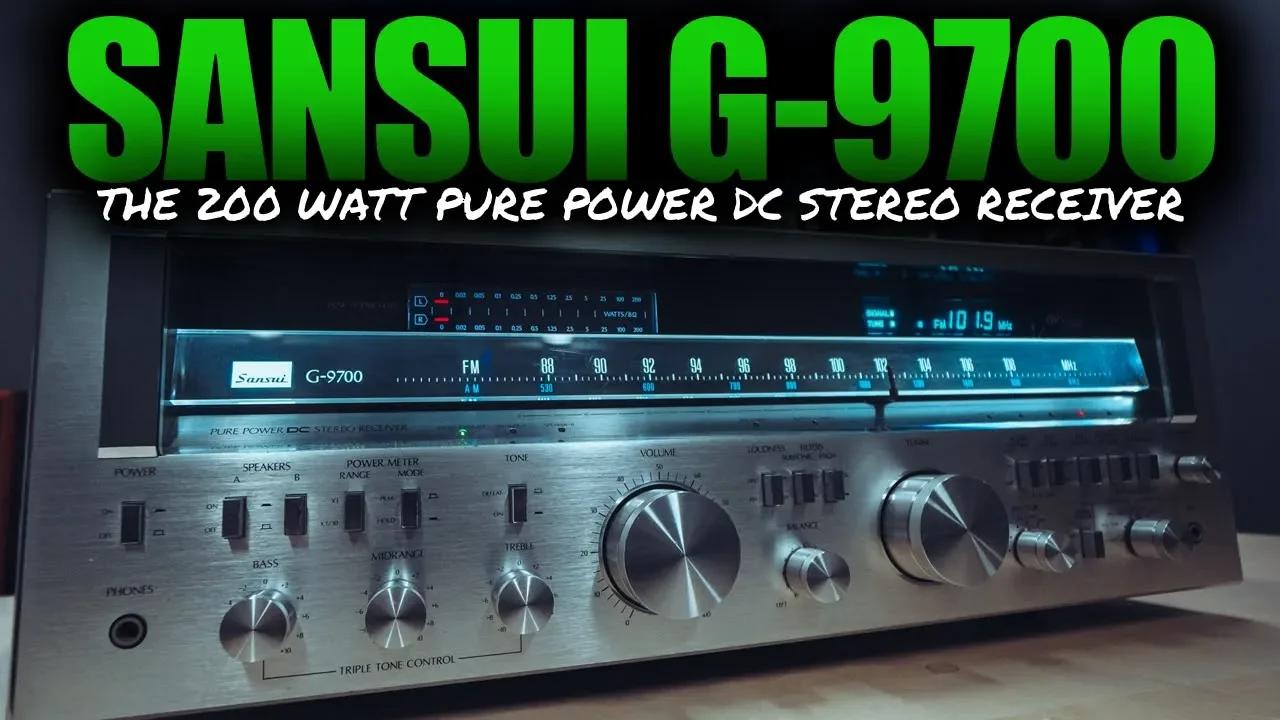 Sansui Receiver G-9700 Vintage HiFi Receiver Review