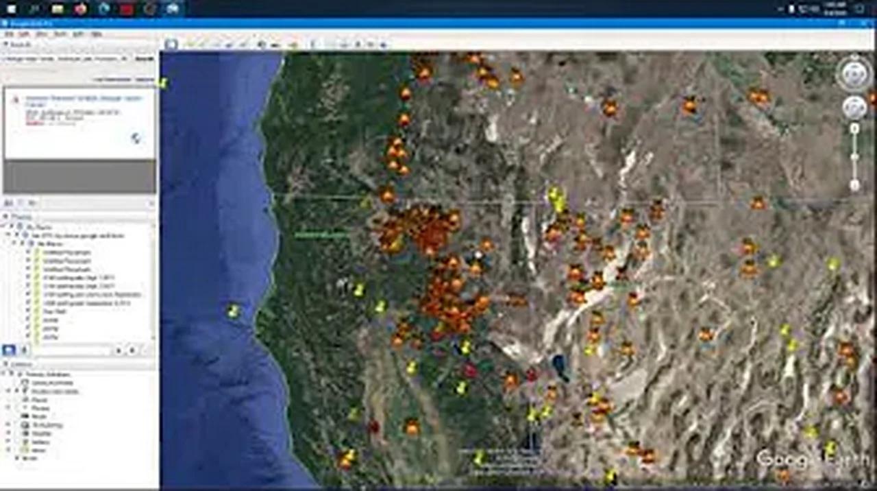 MIRROR Directed Energy Weapon DEW beam shooting from California to ...