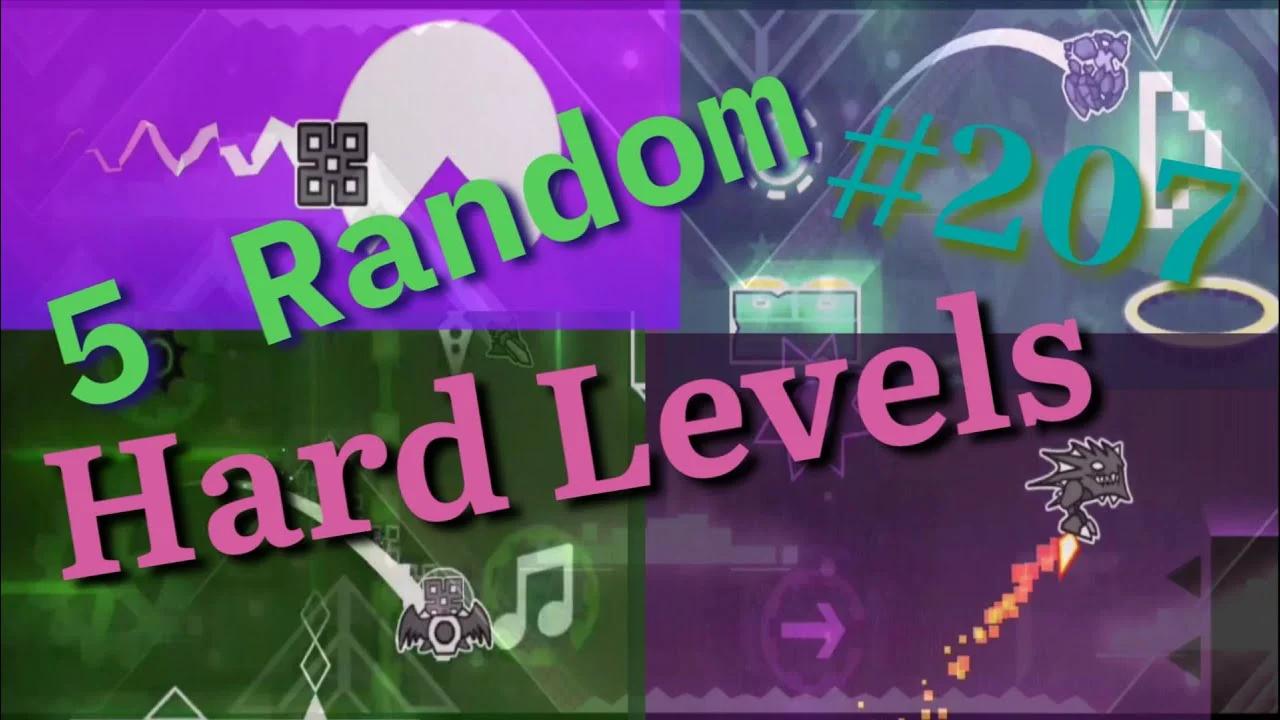 [GD] 5 Random Hard Levels #207 (Mobile)