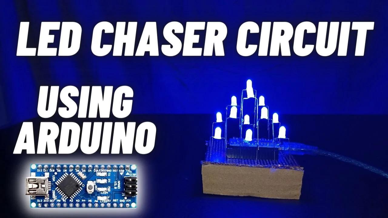 LED CHASER CIRCUIT USING ARDUINO