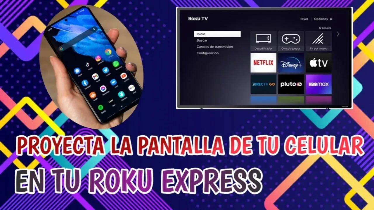 como TRANSMITIR PANTALLA de android a mi roku TV 2023