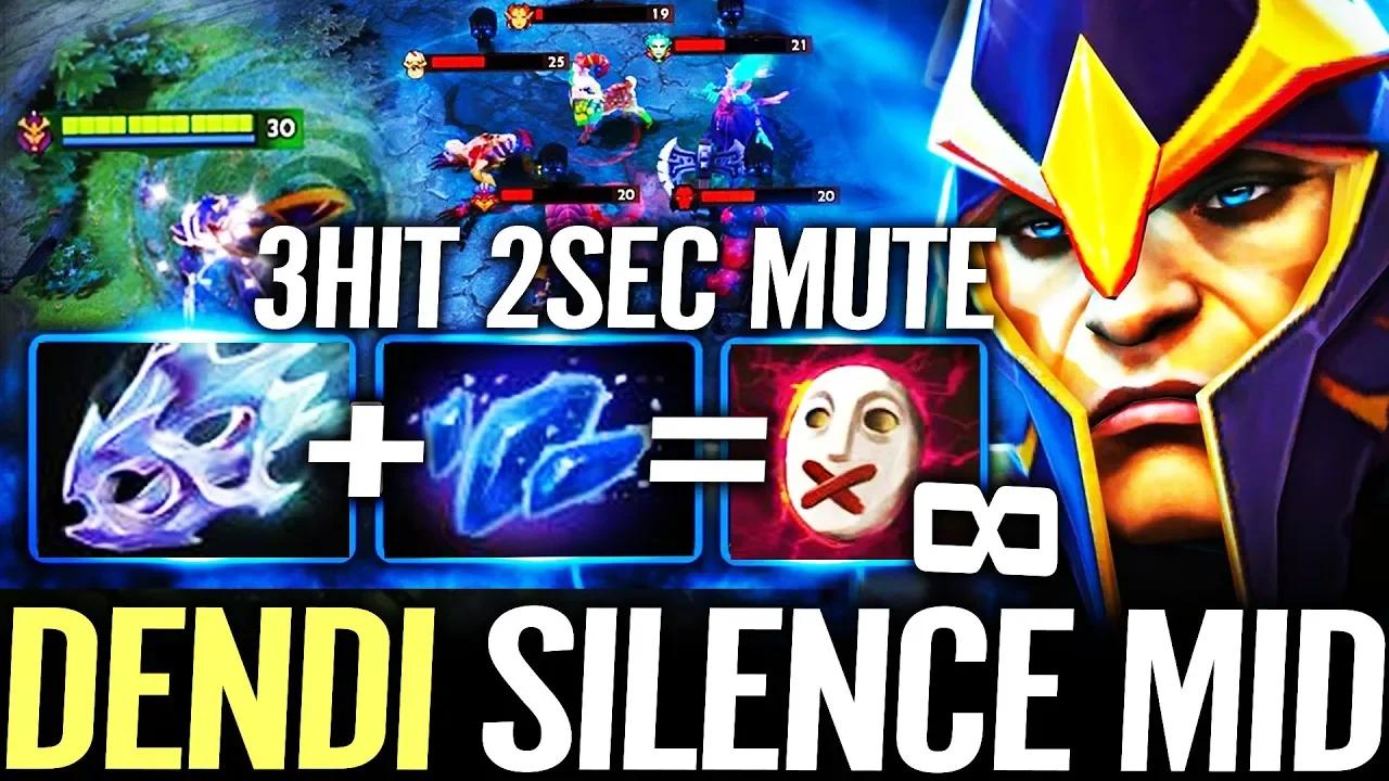 🔥 DENDI Silencer MID Moonshard 1st CORE ITEM — MAX AS 3 HIT 2 SEC Mute ...