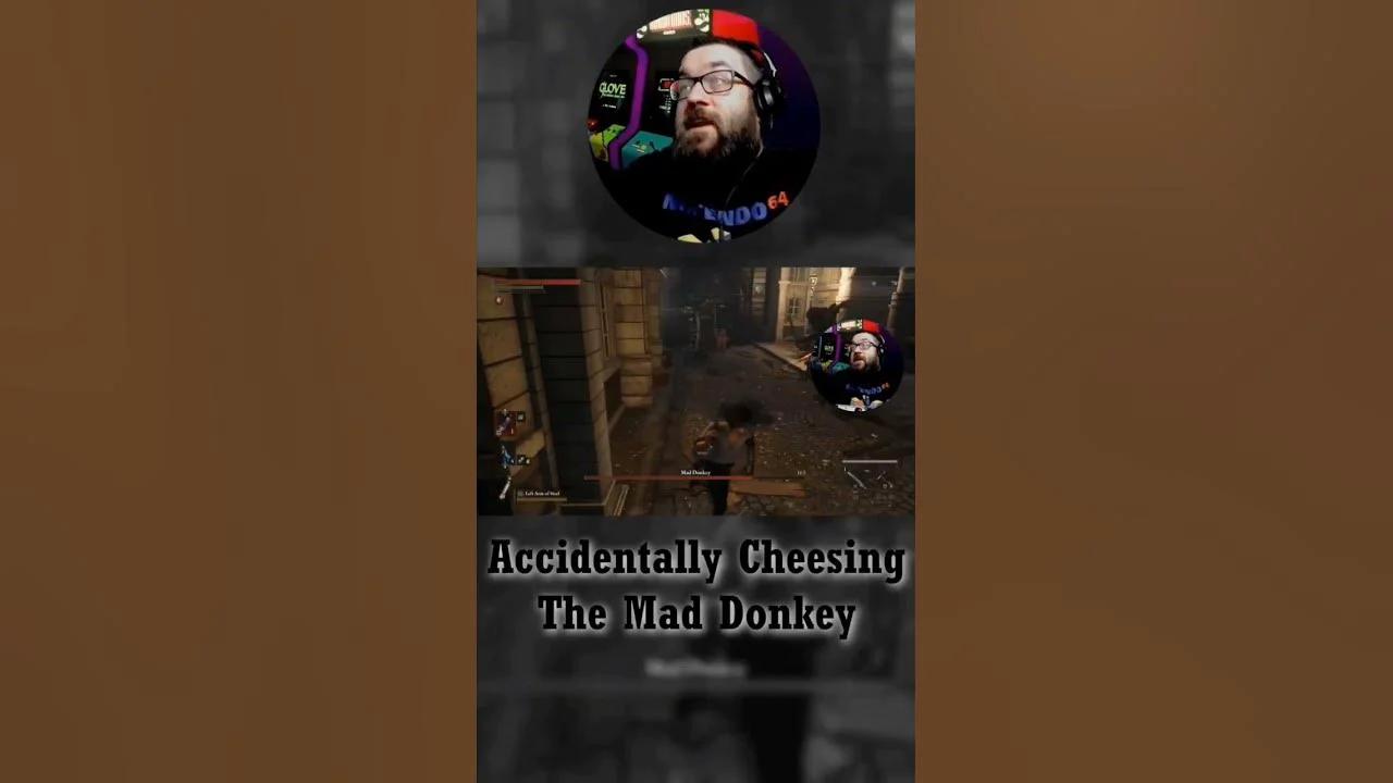 Accidentally Cheesing The Mad Donkey #shorts #liesofp #gaming
