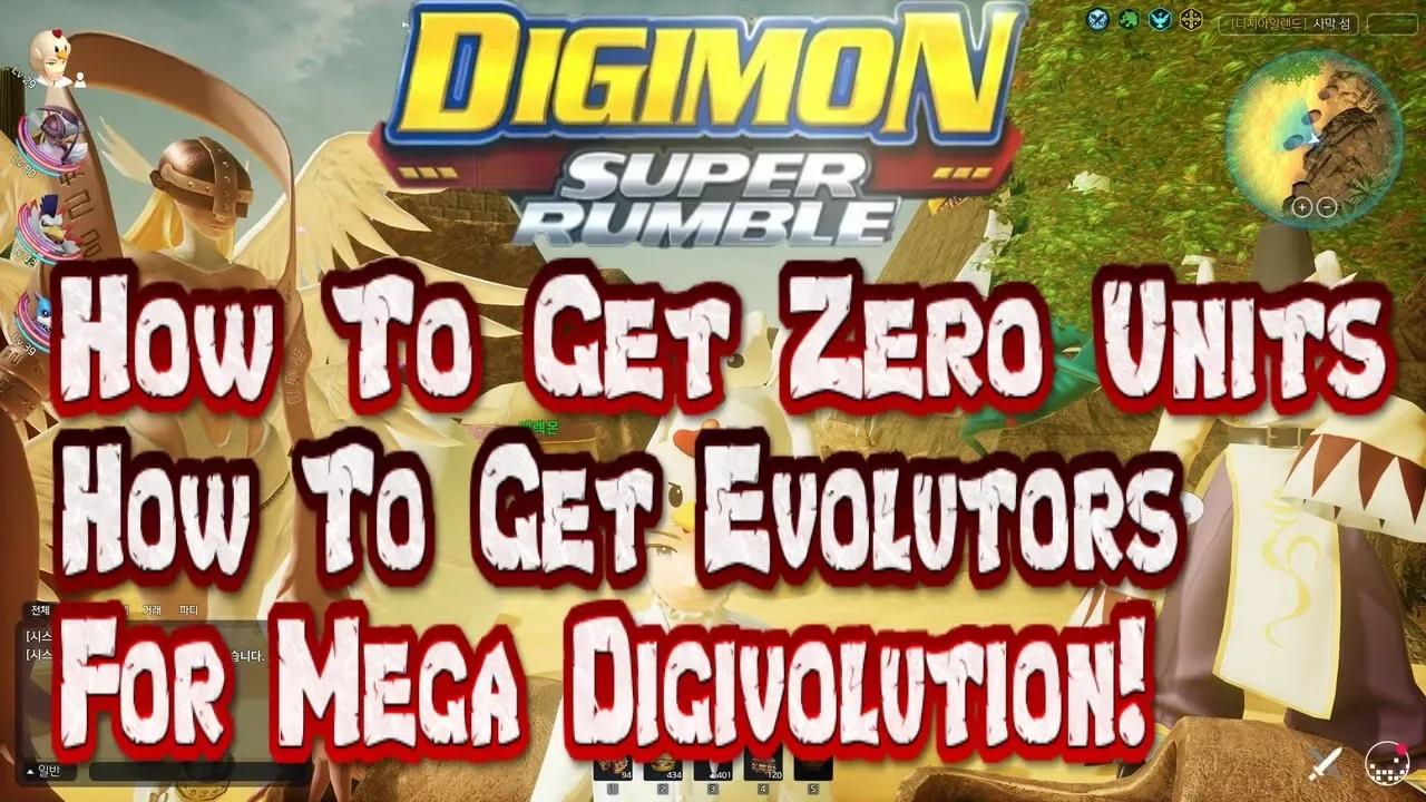 Digimon Super Rumble: How To Get Zero Units And Evolutors Without The ...