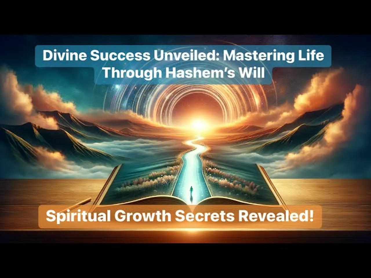 Divine Success Unveiled: Mastering Life Through Hashem’s Will ...