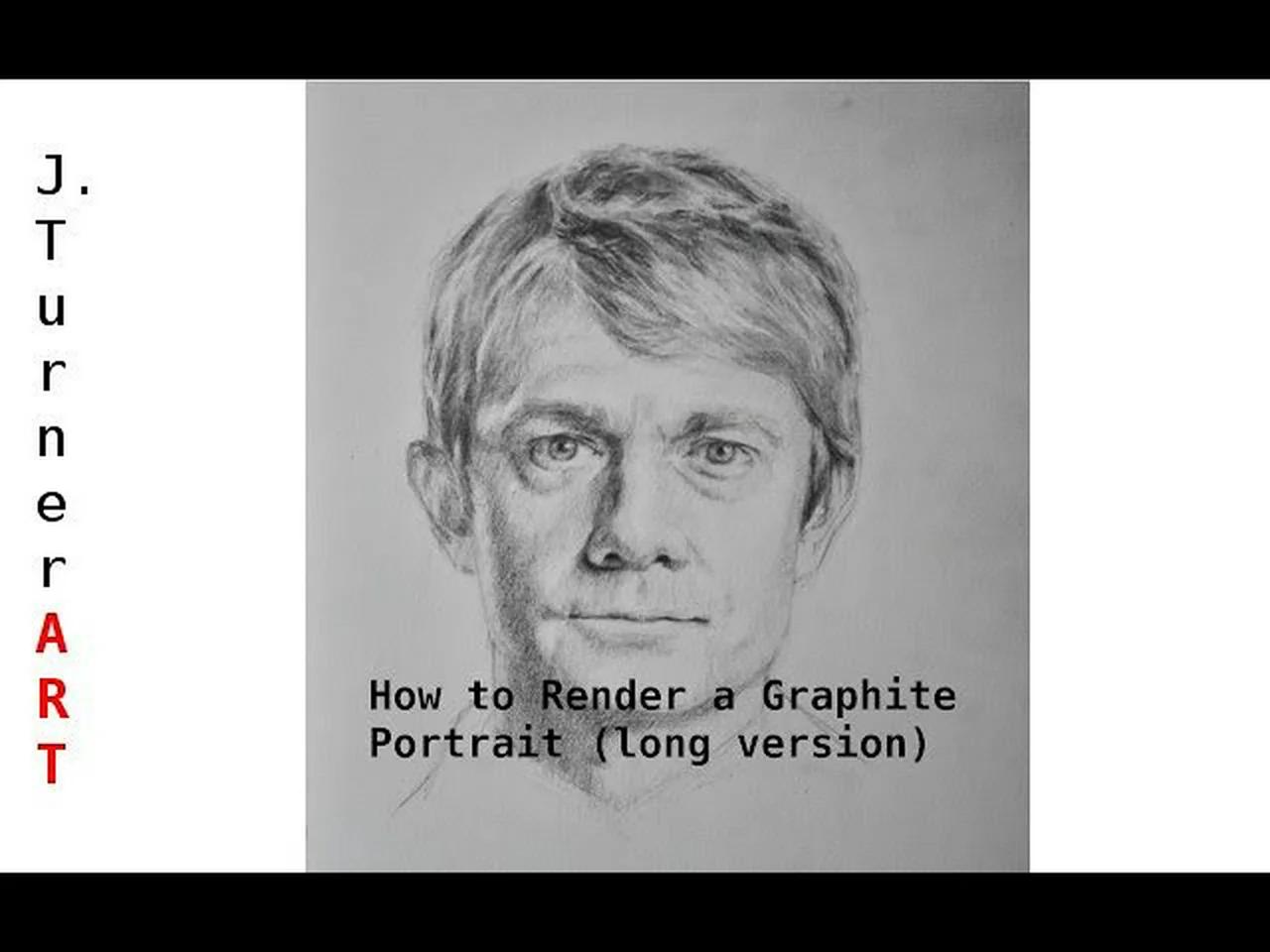 How to Render a Graphite Portrait timelapse (long version)