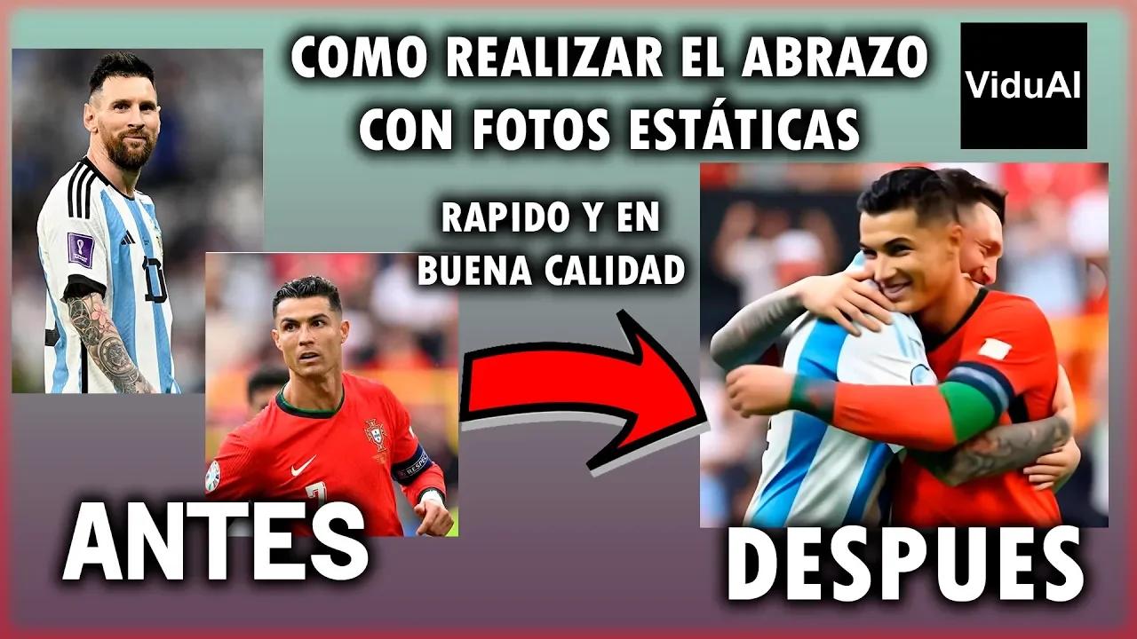 TUTORIAL COMO REALIZAR UN ABRAZO VIRTUAL CON FOTOS DE MANERA RAPIDA Y EN BUENA CALIDAD 📷🔥| VIDU AI