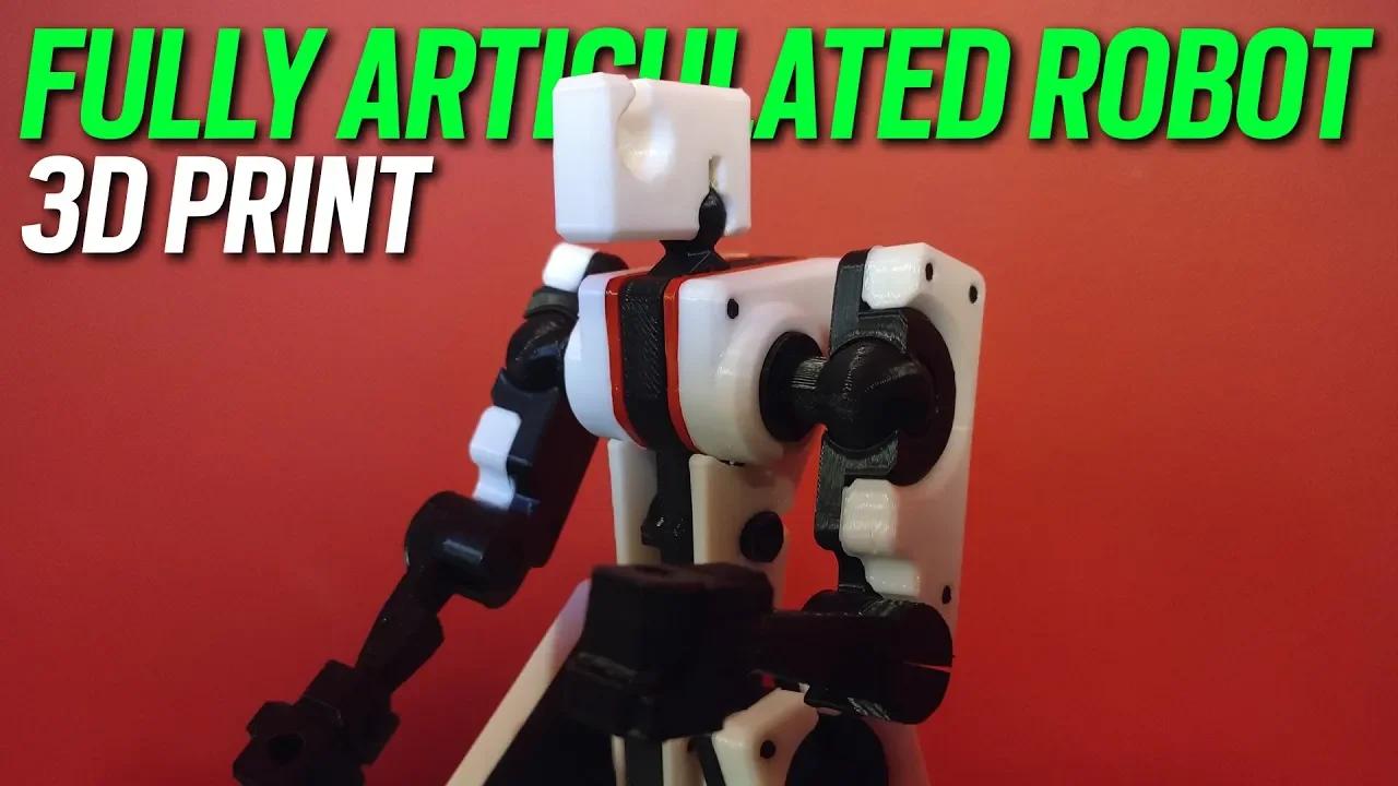 Full Articulated Robot - 3D Printed - Creality K1 3D Printer - Print Ideas - Best Free 3D Models
