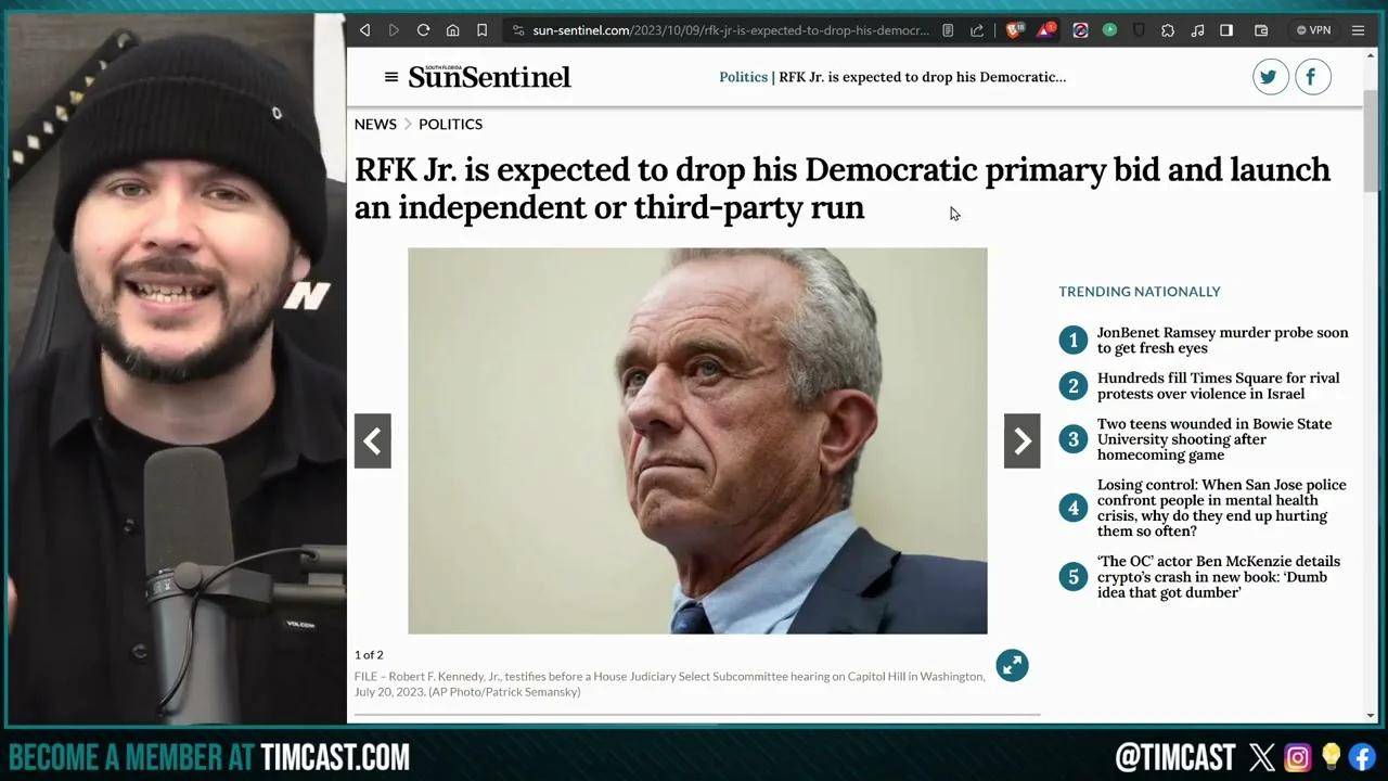 RFK Jr ANNOUNCES Independent Run For Presidency, THIS WILL SPIKE ...