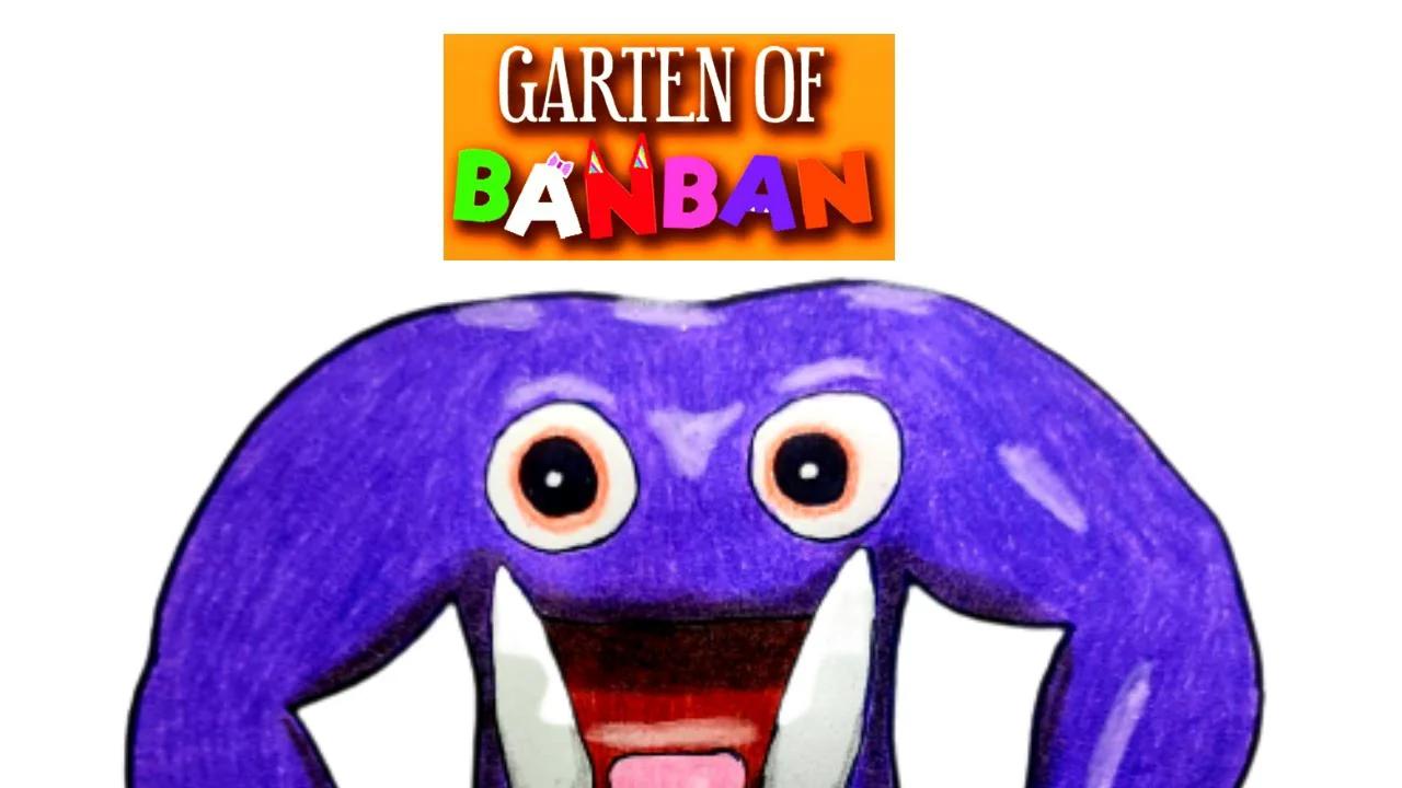 Cómo DIBUJAR a🟪CAPTAIN FIDDLES de GARTEN of BANBAN / How to DRAW ...