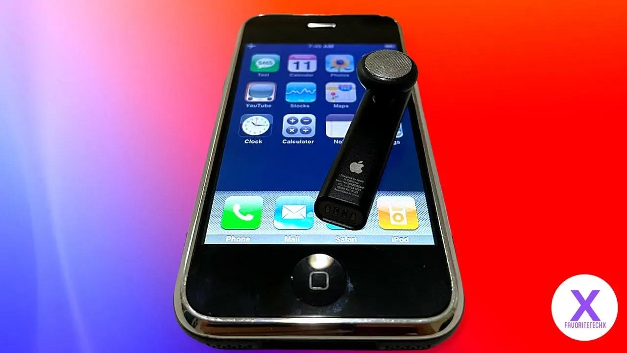 iPhone 2G with Apple Bluetooth Headset in 2021 🤩