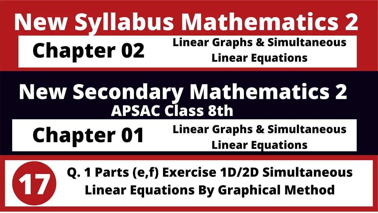 17. Oxford New Syllabus Mathematics 2 Chapter 2 | New Secondary ...