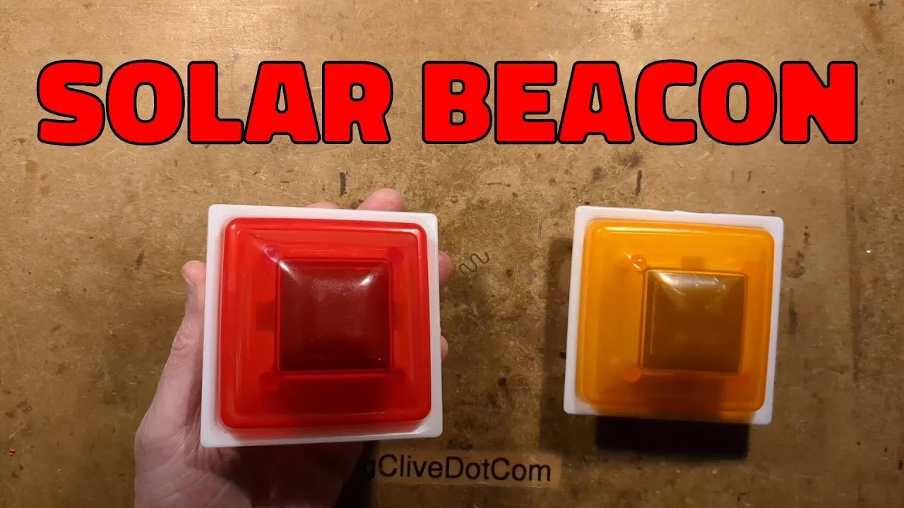 Chinese solar beacon lights