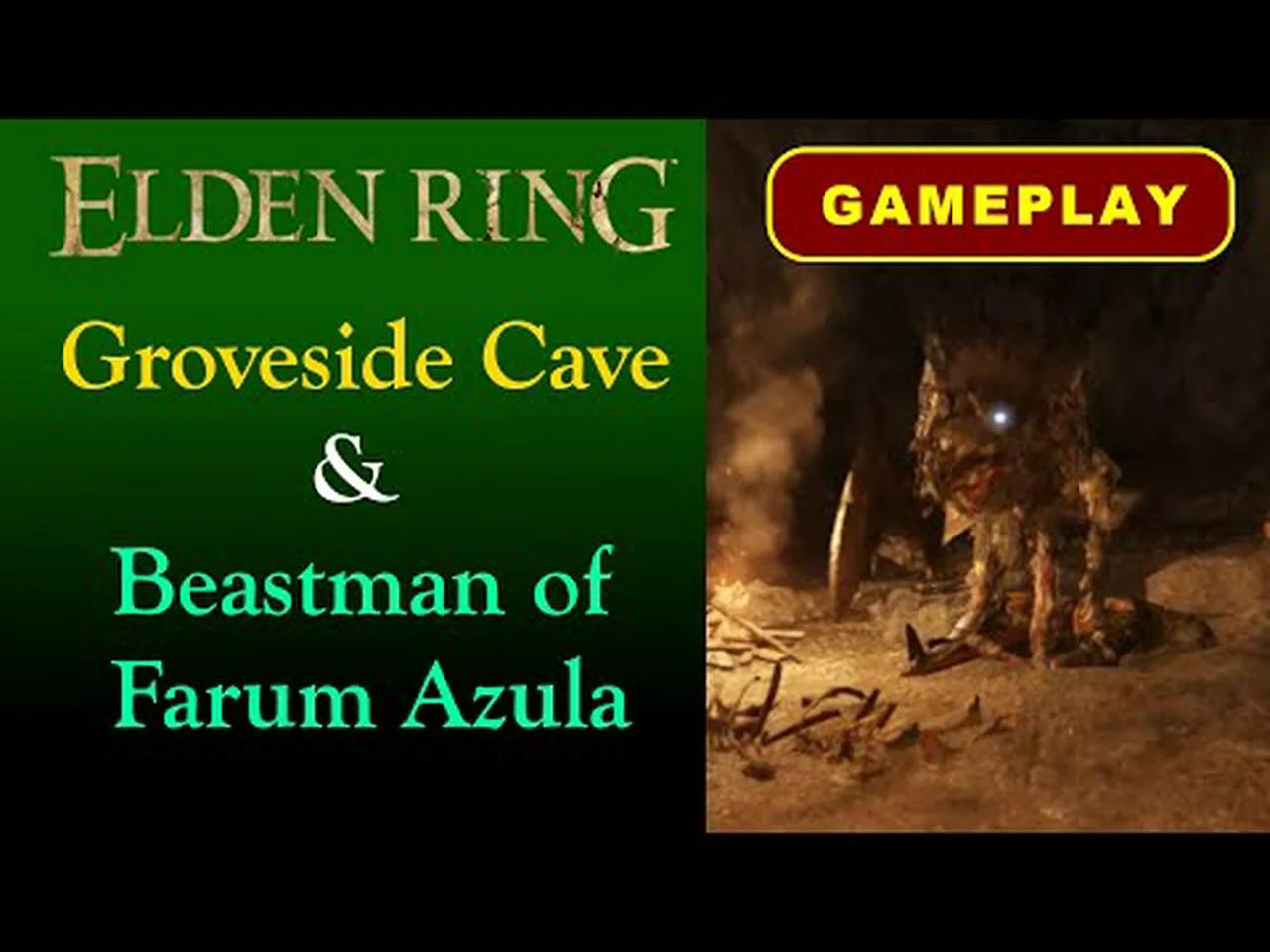 Elden Ring Walkthrough Gameplay - Groveside Cave - Beastman of Farum ...