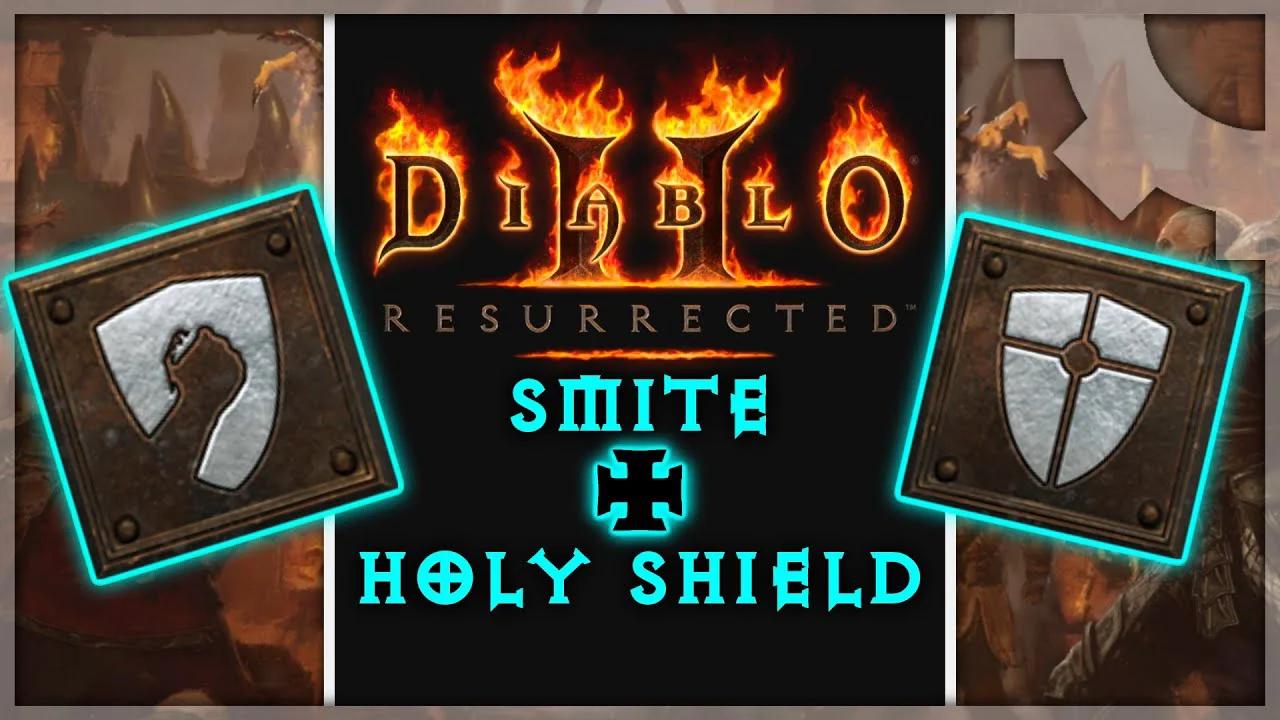 The Best Uber Killing Skill in Diablo 2 - Paladin Skill Guide [ Smite & Holy Shield ]