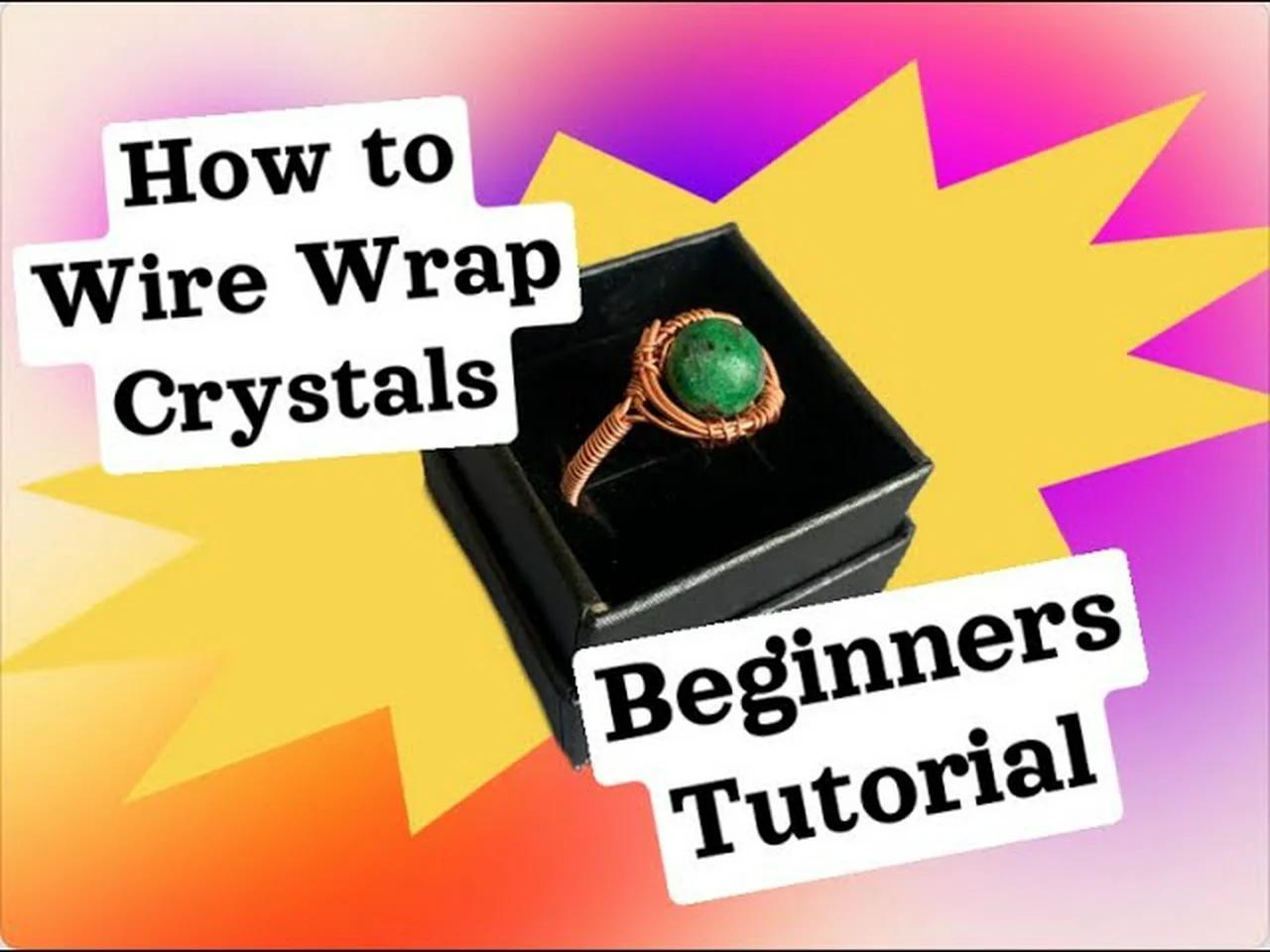 How To Wire Wrap Crystal Ring: 30 MIN Tutorial Start to Finish ...