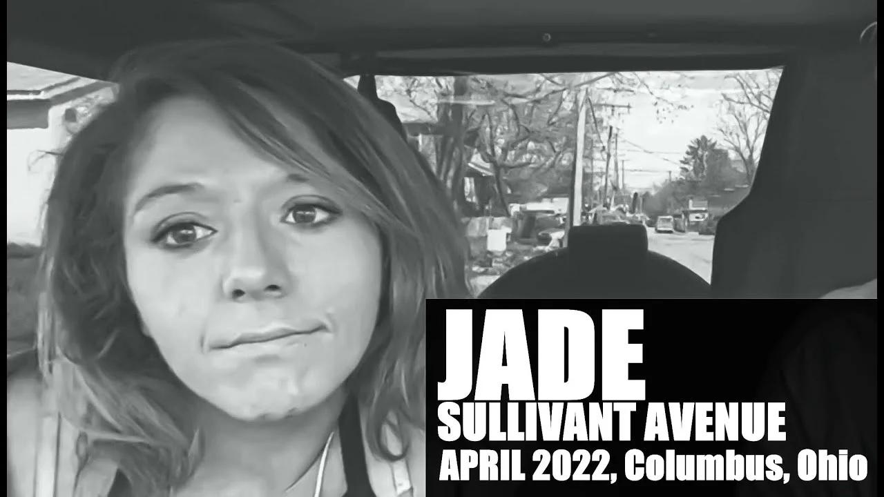 Vergessene Menschen: Jade, Sullivant Avenue, Columbus, Ohio, USA, April ...