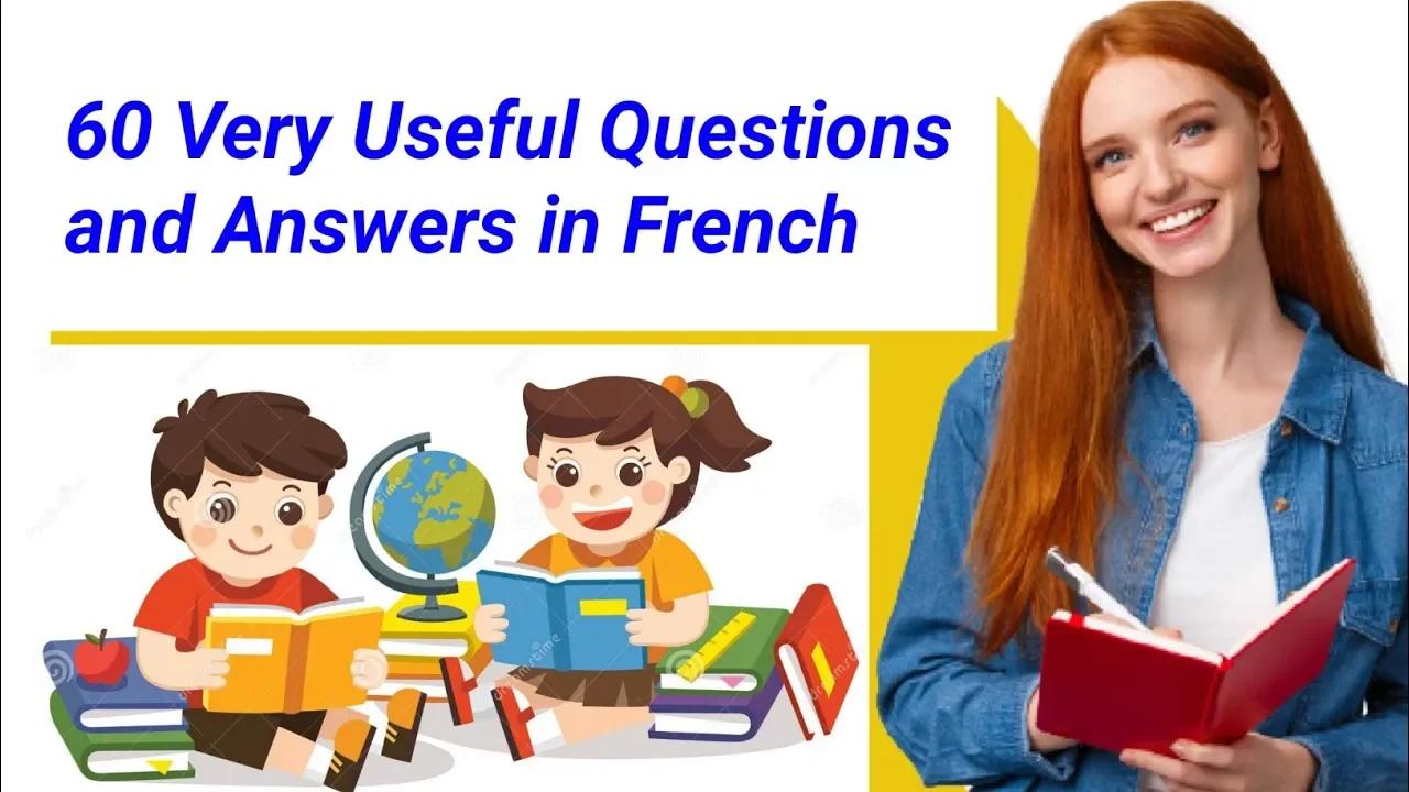 60 Very Useful Questions and Answers in French and English. |📚60 ...