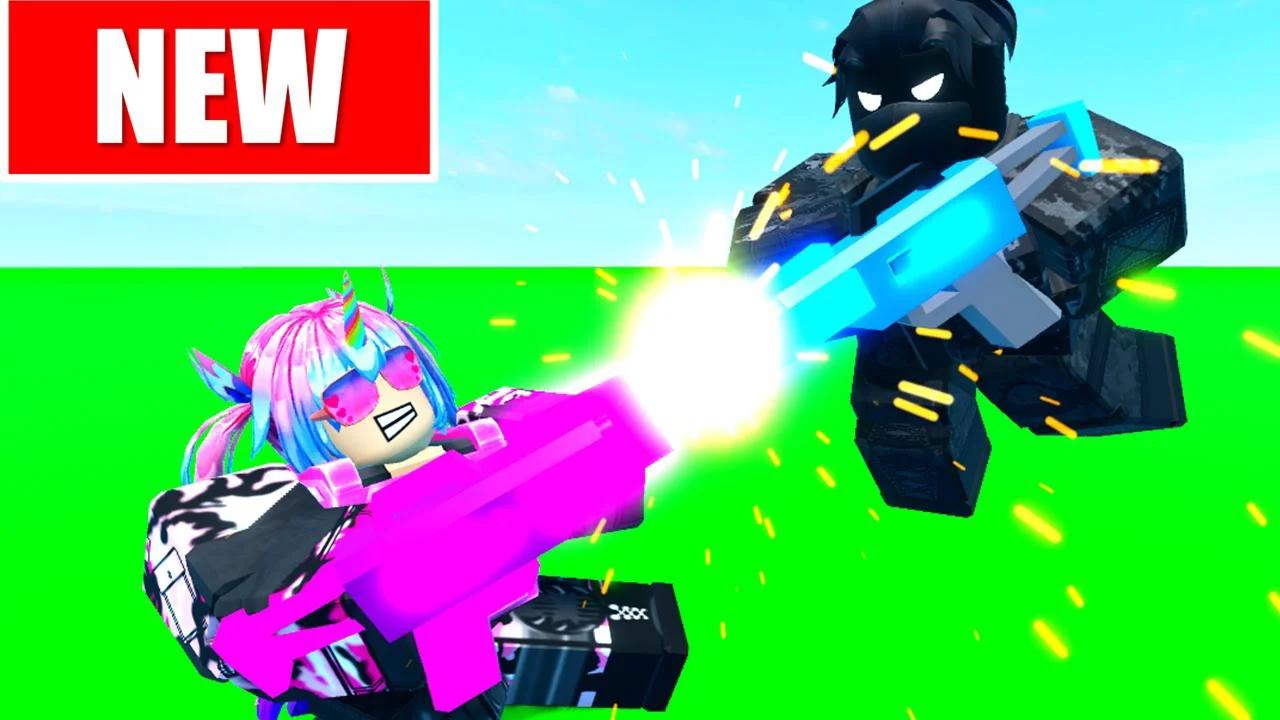 PLAYING MY NEW ROBLOX SHOOTER GAME - WACKY BLASTERS - LIVE!