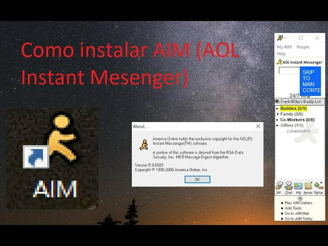 Como instalar AIM (AOL Instant Messenger)
